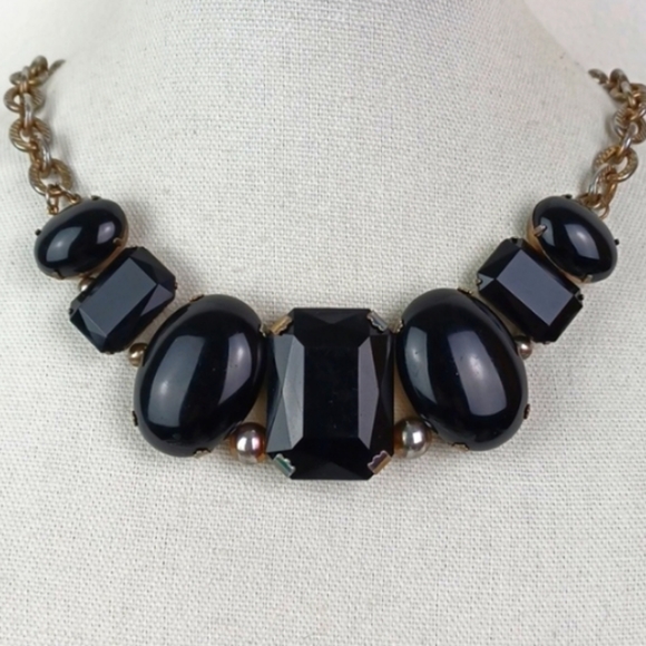 Vintage Edgy | Other | Cool Black Oversized Costume Jewel Vintage ...